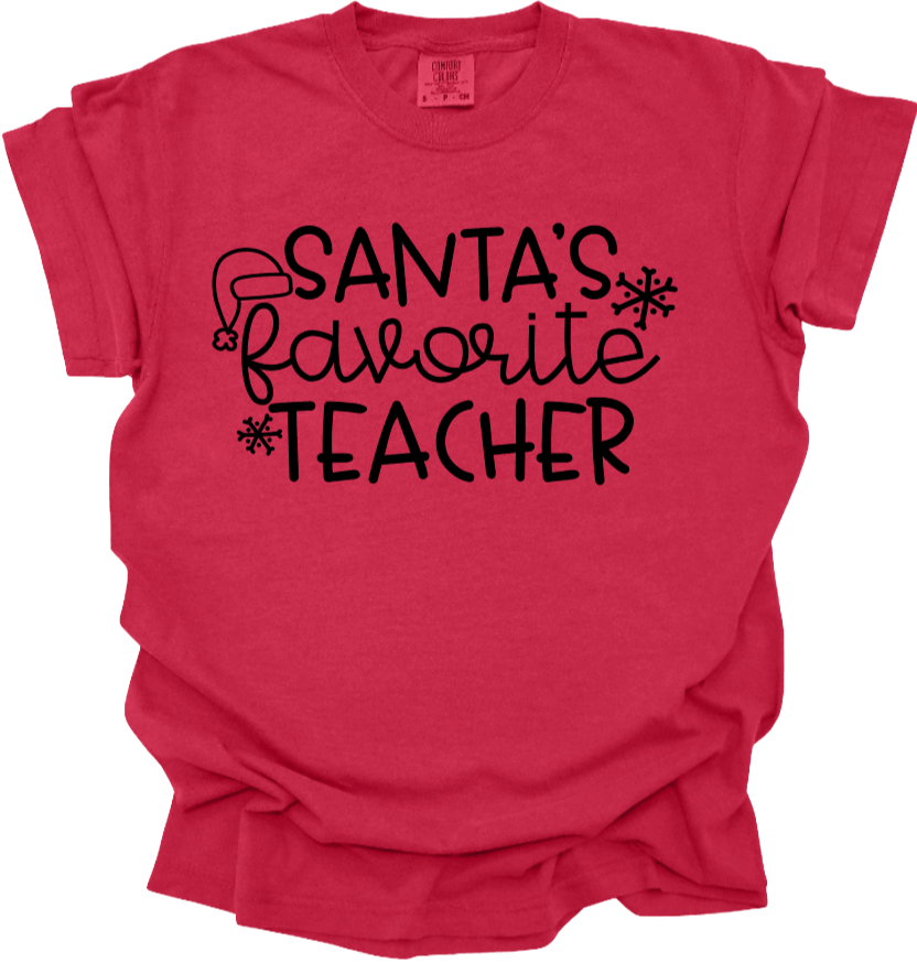 Santa's favorite teacher – HS Custom Creations